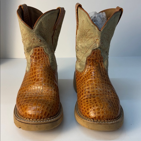 Ariat | Shoes | Ariat 4lr Advanced Fat Baby Cowgirl Boots With ...